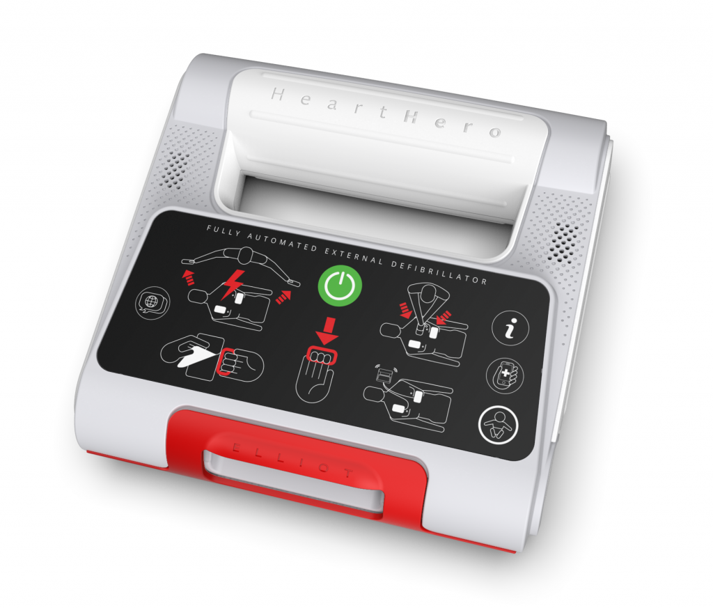 HeartHero Automated External Defibrillator - BlackHägen Design
