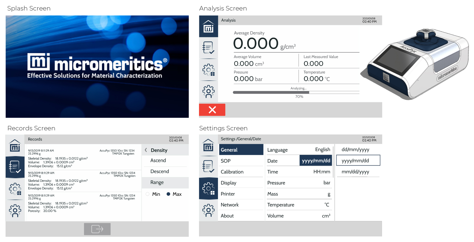 Micromeritics AccuPyc - BlackHägen Design